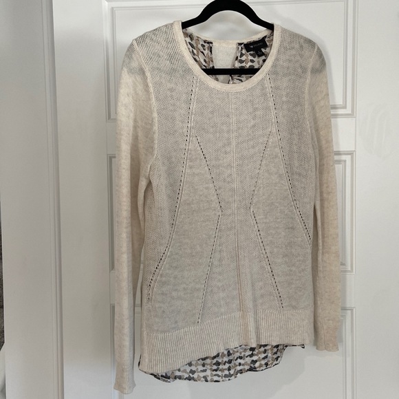 AB Studio | Sweaters | Sweater With Attached Shell | Poshmark